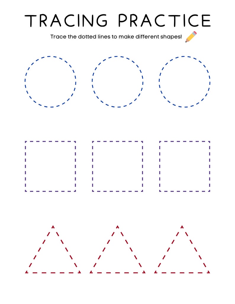 Printable Scissor and Tracing Skills Worksheets, Cut and Paste ...