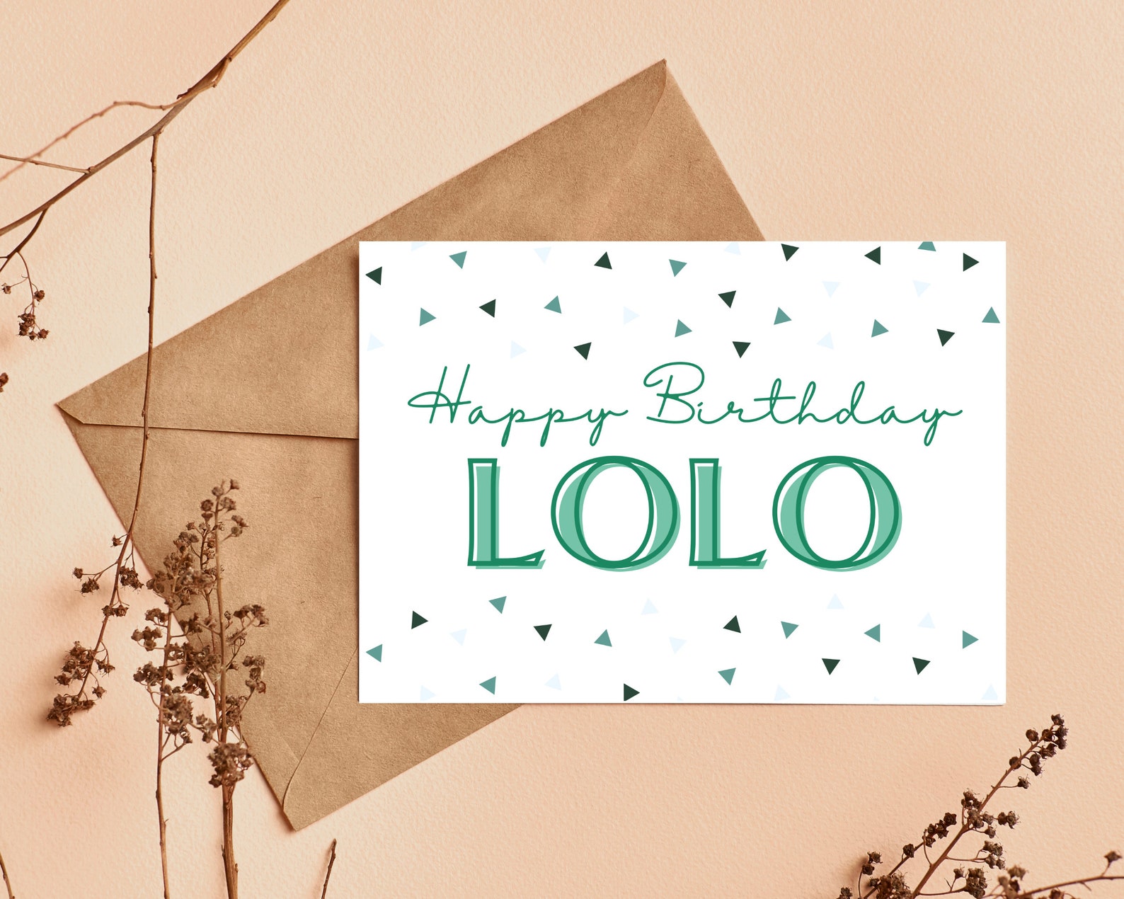 Printable Birthday Card, Happy Birthday Lolo Card, Lolo Birthday Card ...