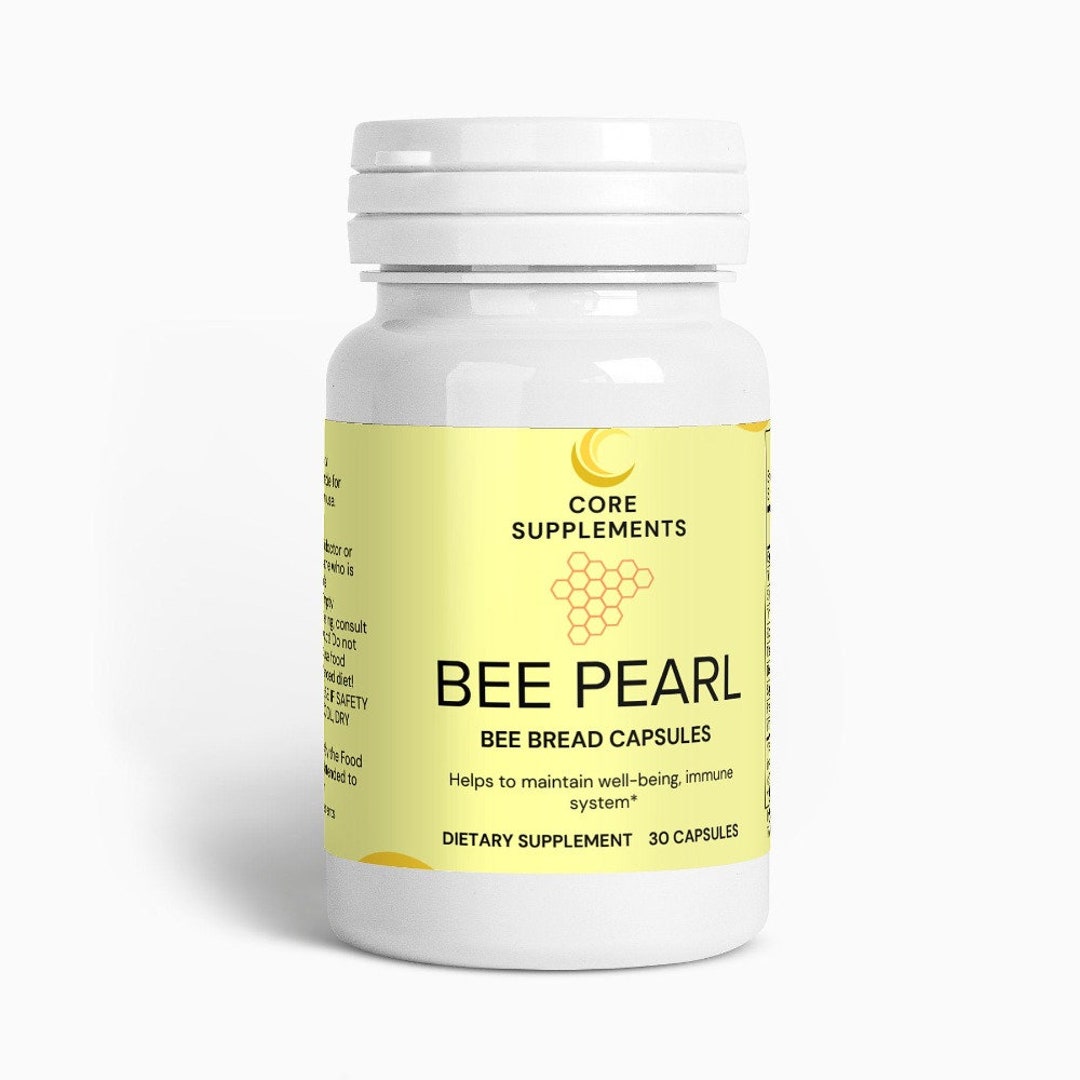 Bee Pearl Capsules With Bee Bread & Vitamin C - Etsy