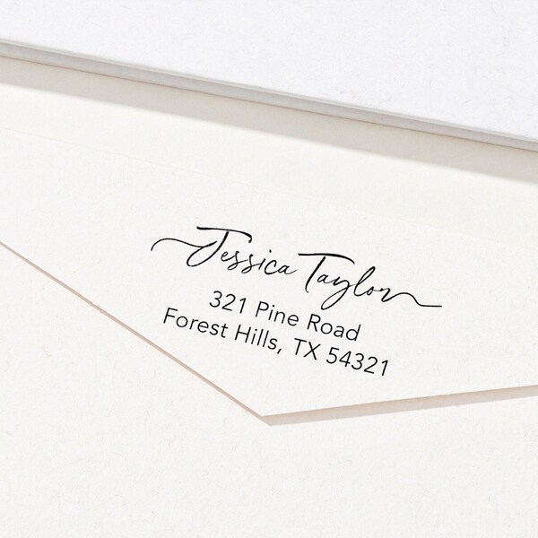 Address Stamp - Etsy