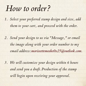 Custom Logo Stamp, Custom Stamp, Logo Design, Large Stamp or Small ...