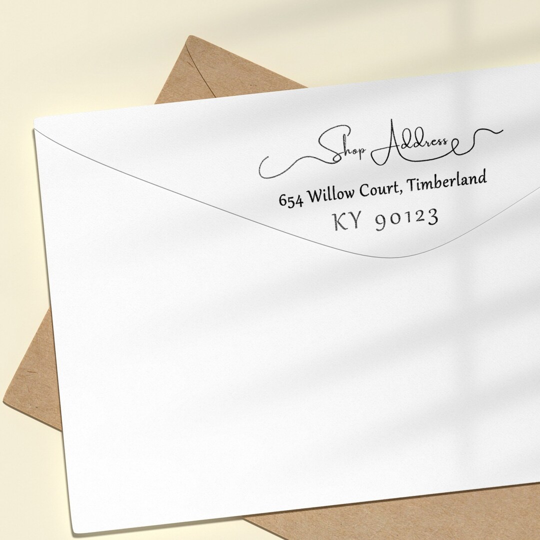Return Address Stamp Return Address Stamp Self Inking Personalized ...