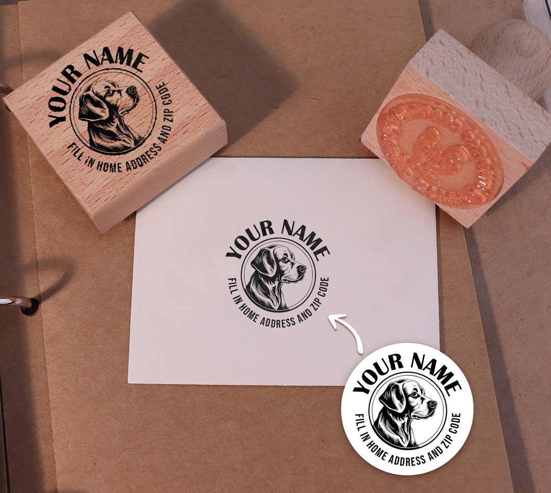 Personalised Custom Pet Rubber Stamp Hochzeit Stempel Personalisiert ...