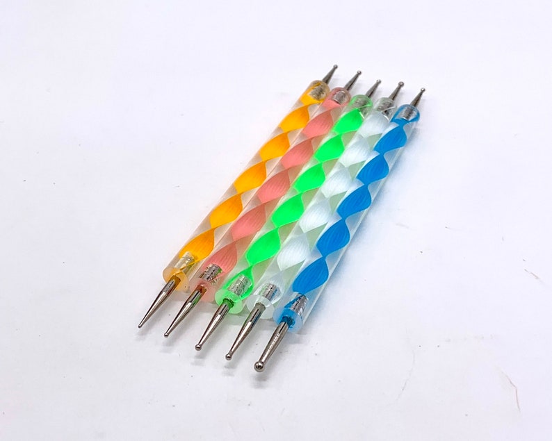 Set of 5 Mandala Dotting Tool Stylus Dot Sizes Boho Decor Art Nail Art ...