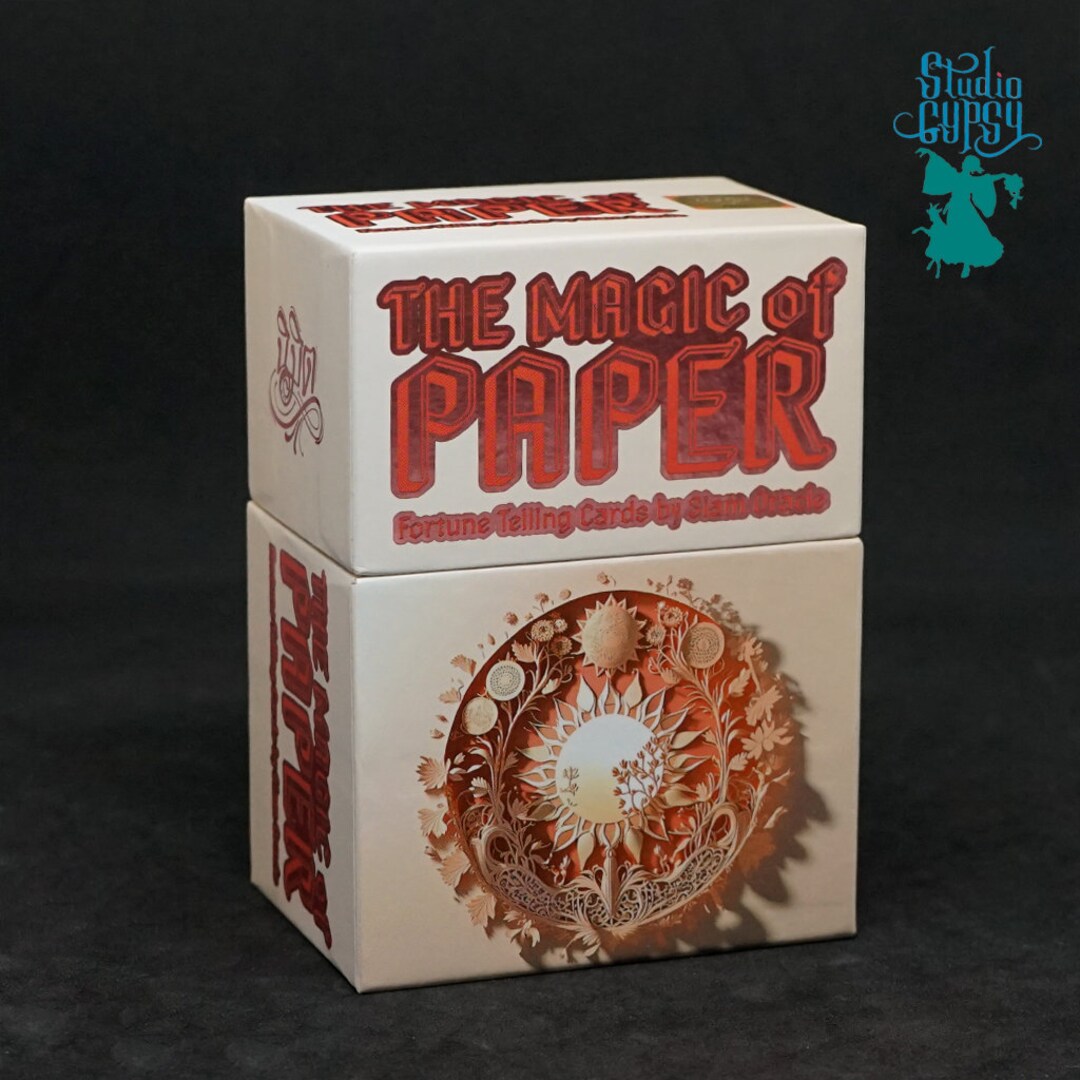 THE MAGIC of PAPER Oracle deck & Guide Book - Etsy