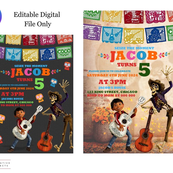 Coco Invitations - Etsy