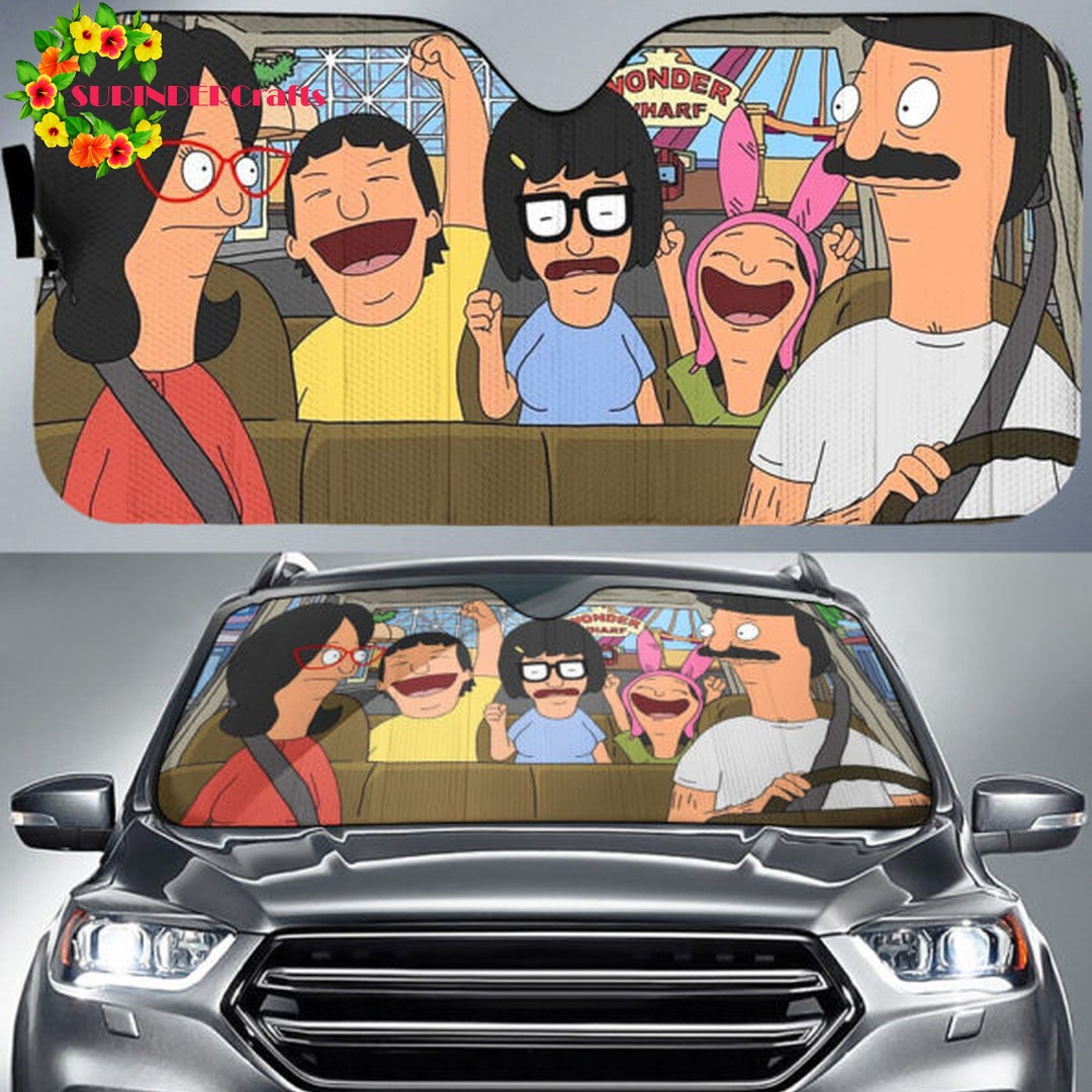 Bobs Burgers Auto Sun Shade bobs Burgers Windshield Sun - Etsy