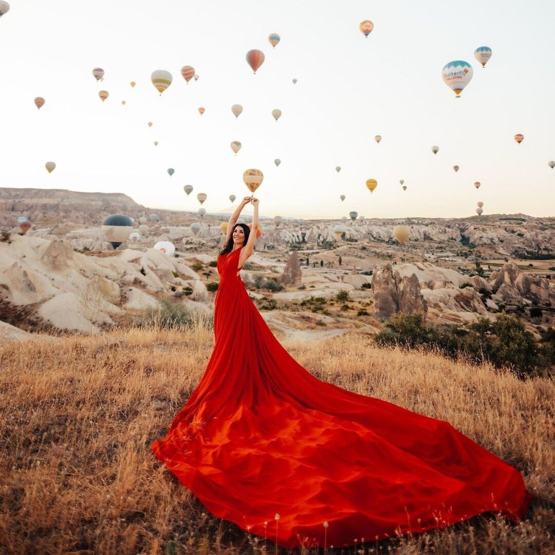 Flying Dress for Photoshoot Long Flying Dress Photoshoot Dress Wedding ...