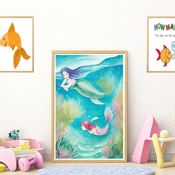 Mermaid Nursery - Etsy