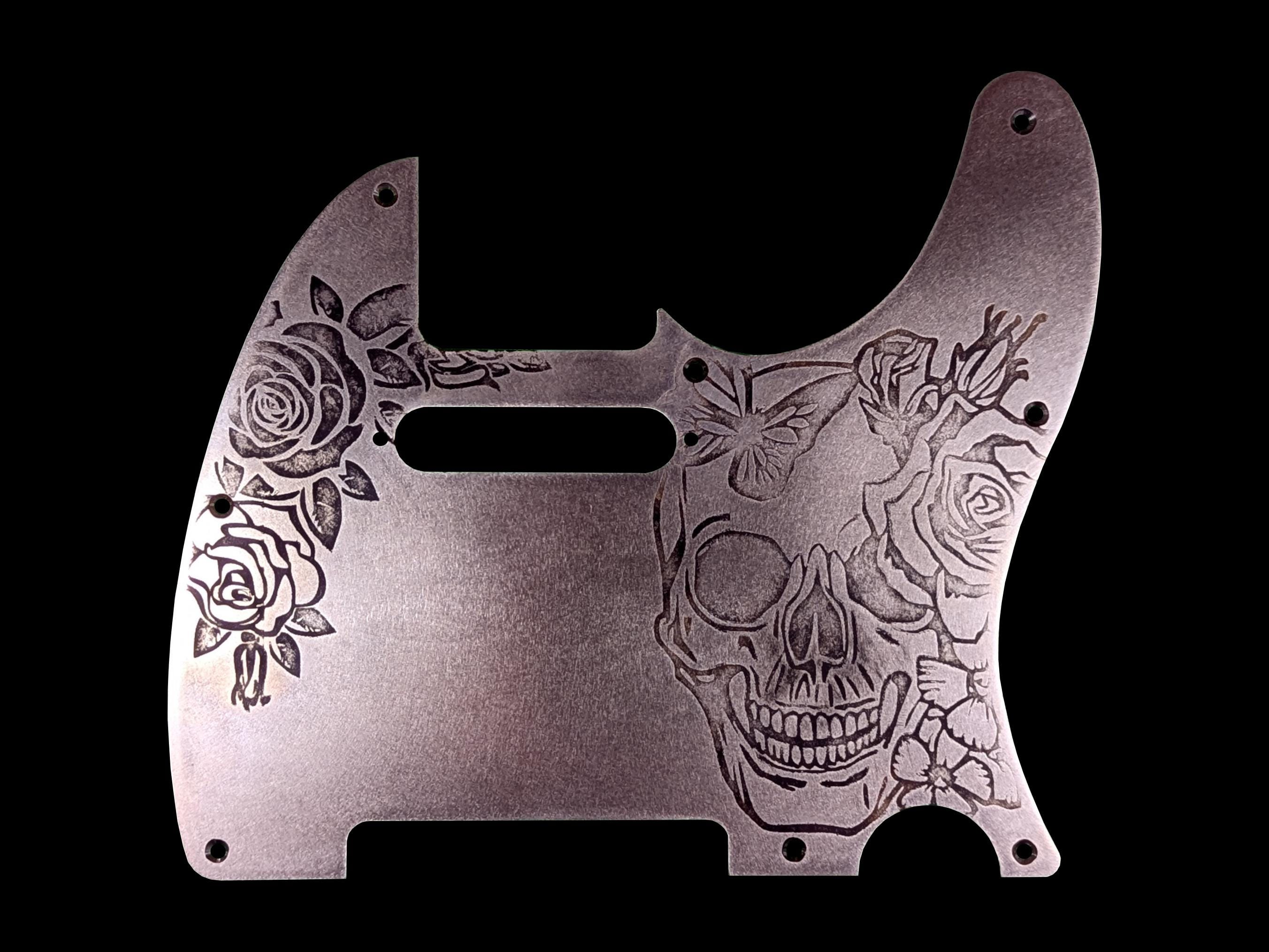 Telecaster Pickguard Metal Silver Stainless Steel - Etsy