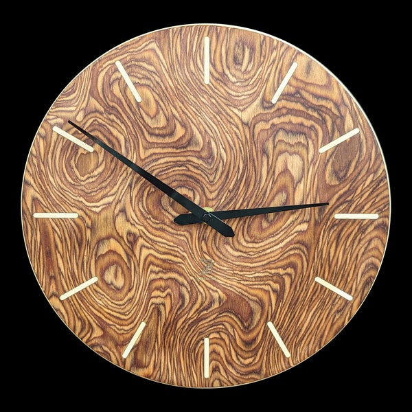 Exotic Wood Clock - Etsy