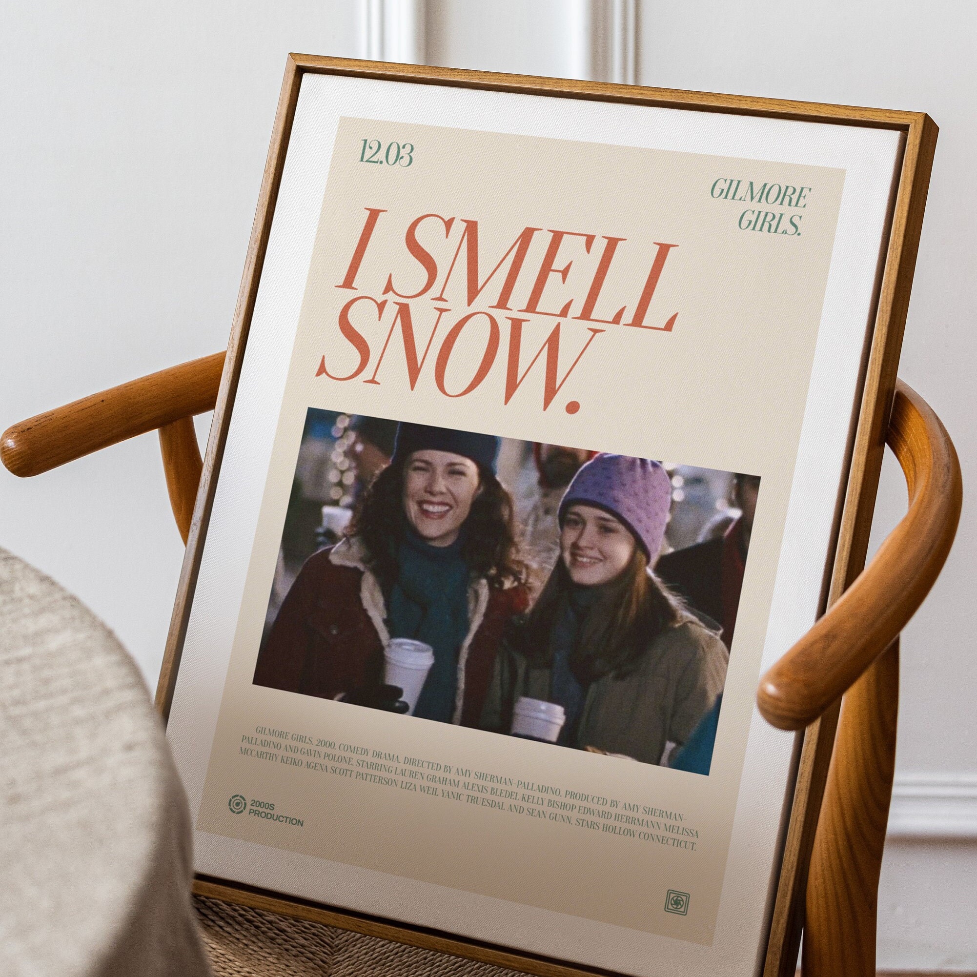 Printable I Smell Snow Art Print Gilmore Girls Inspired Art autumn ...