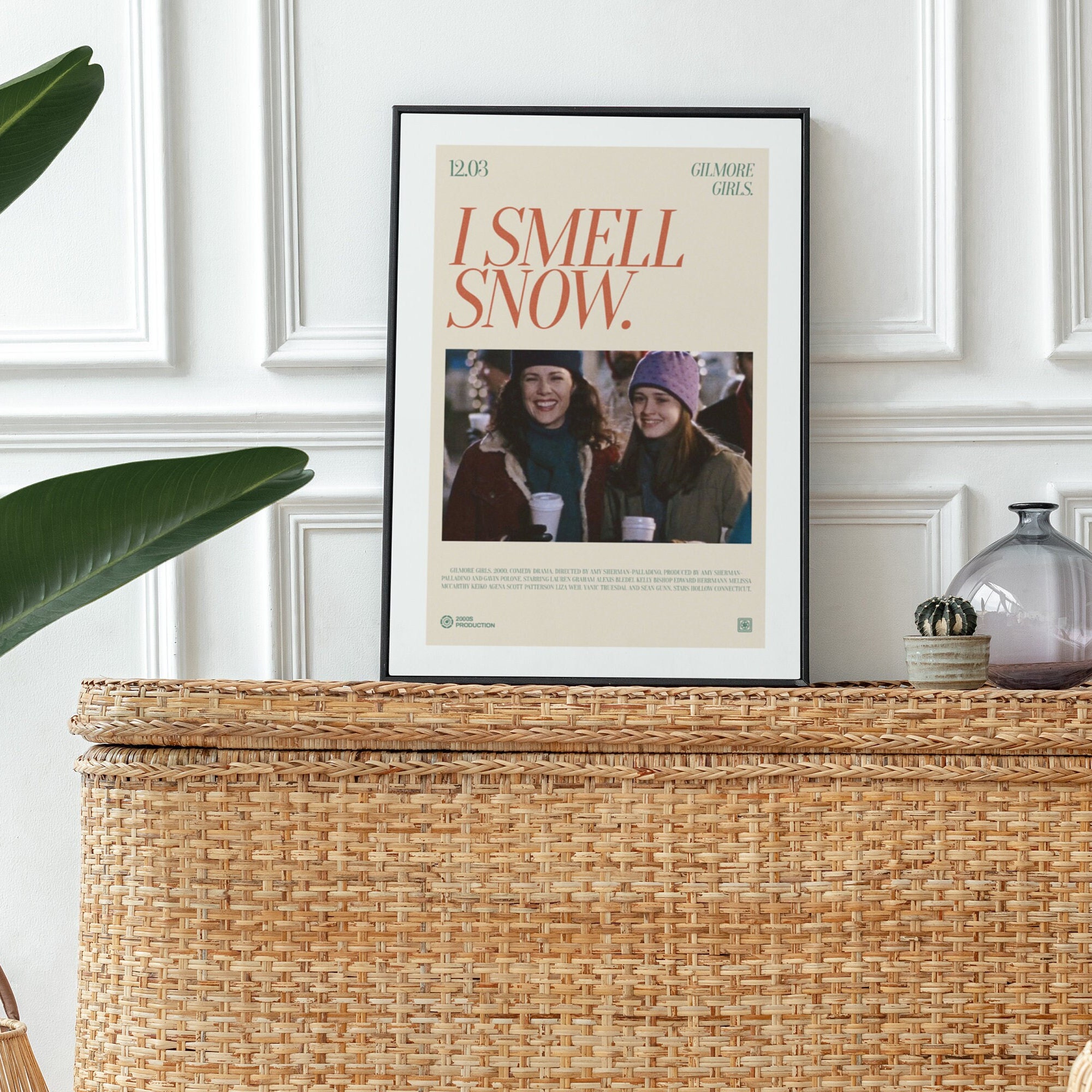 Printable I Smell Snow Art Print Gilmore Girls Inspired Art autumn ...