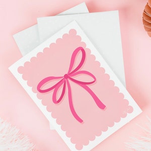 Printable Pink Ribbon Art Print Digital Coquette Art Bow - Etsy