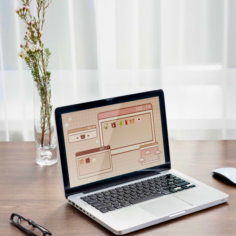 Cosy Desktop Organiser Cozy Autumn & Fall Desktop Organiser Theme Bear ...