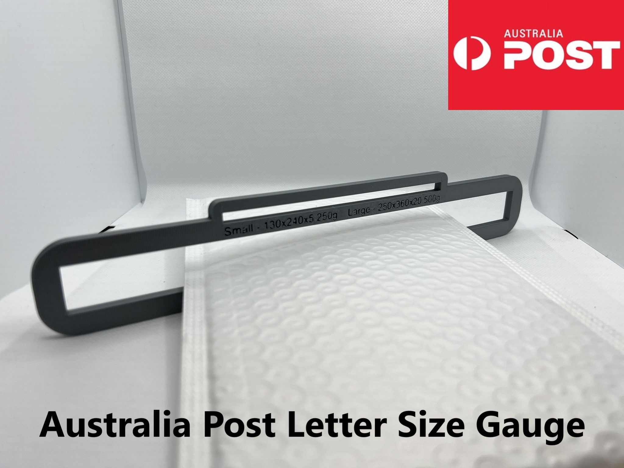 Australia Post Auspost Small and Large Letter Size Gauge - Etsy Australia