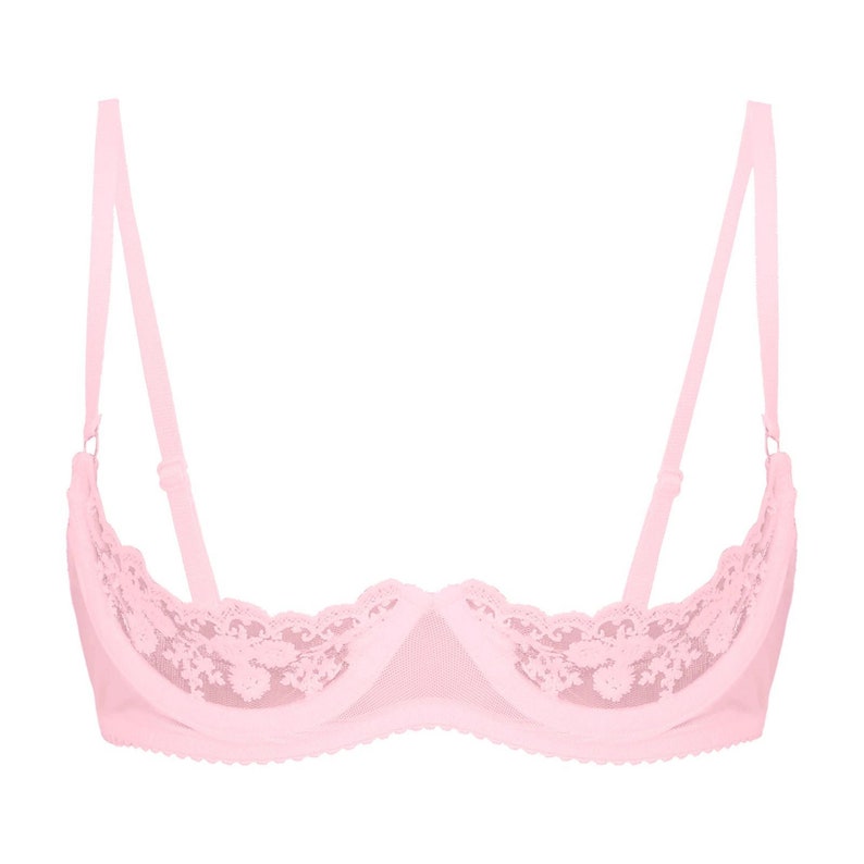 Floral Lace Shelf Bra Sexy Open Cup Bra Erotic Lingerie Etsy Australia