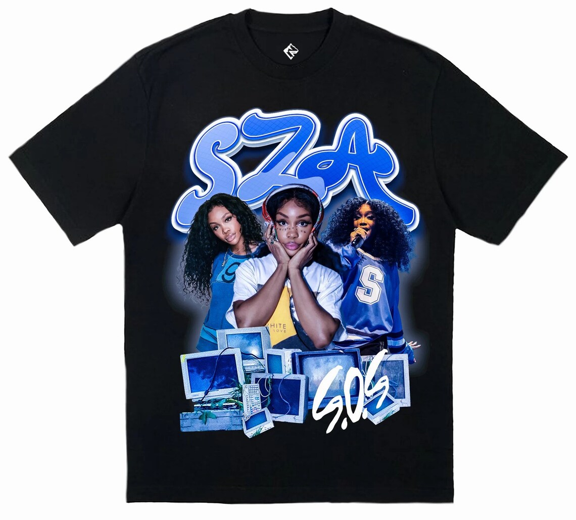 SZA Two-sided Unisex Shirt Sza Merch, Sza Shirts Merch, Retro Sza Tee ...