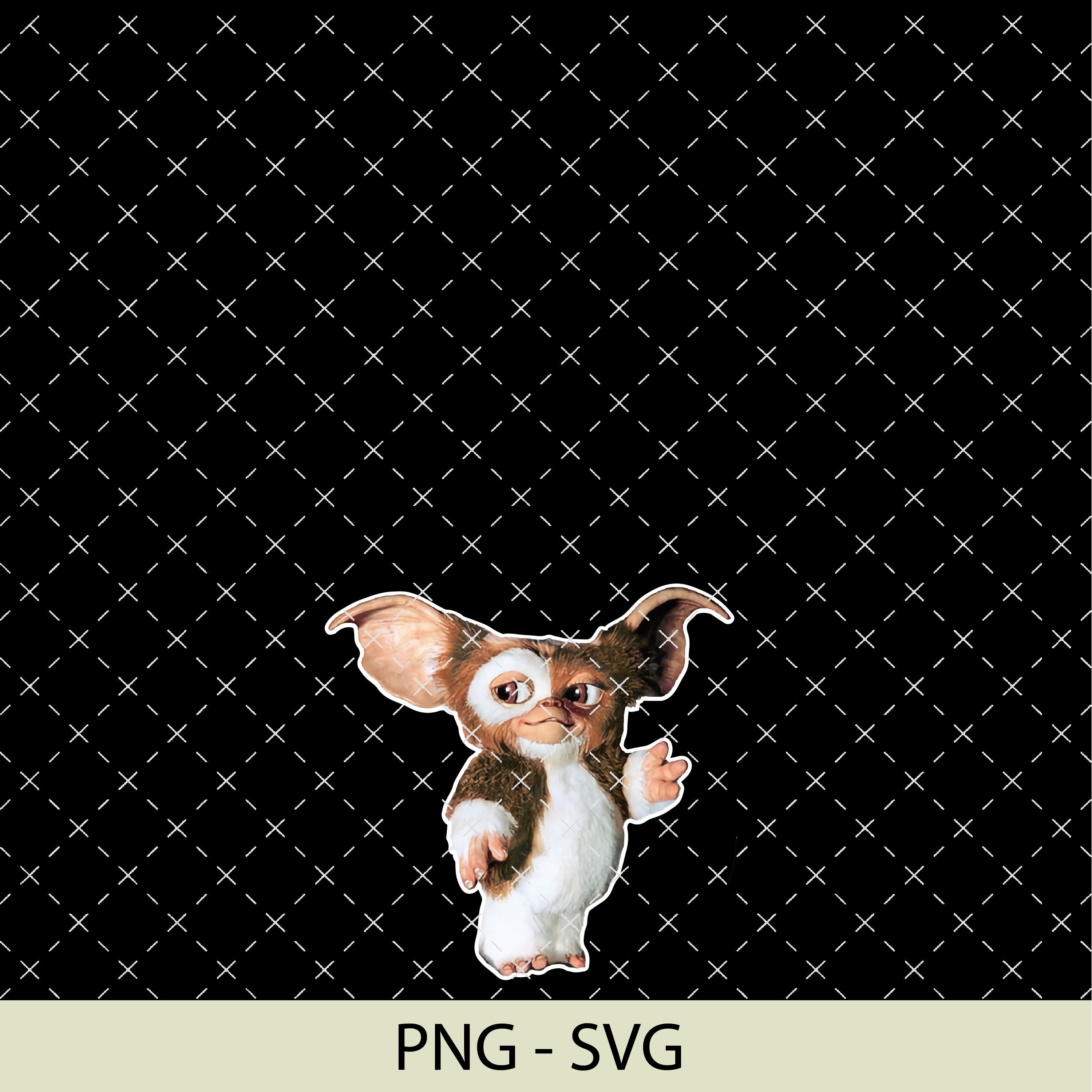 Gizmo Svg Png, Mugwai Svg Clipart. Gremlin Svg,png, Gizmo Print Cut ...