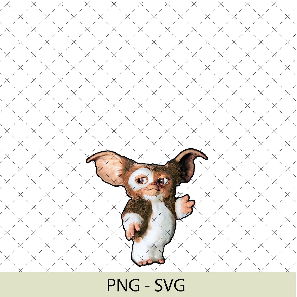Gizmo Svg Png, Mugwai Svg Clipart. Gremlin Svg,png, Gizmo Print Cut ...