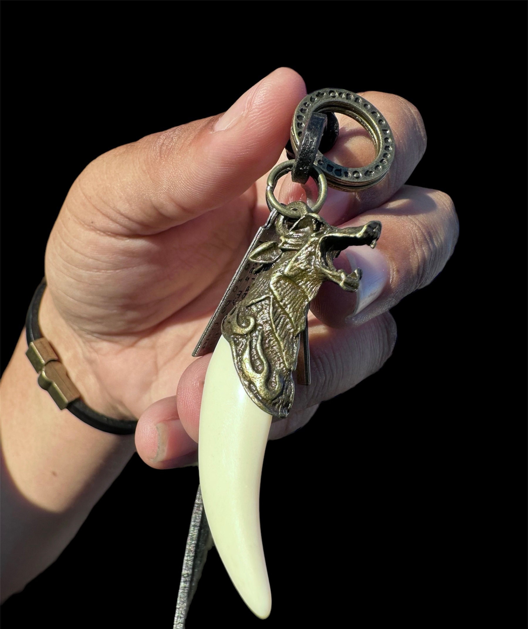 Bone Blade Amulet - Etsy