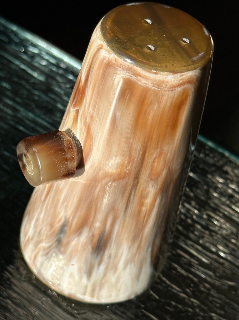 Artisanal Cow Horn Salt Shaker - Etsy