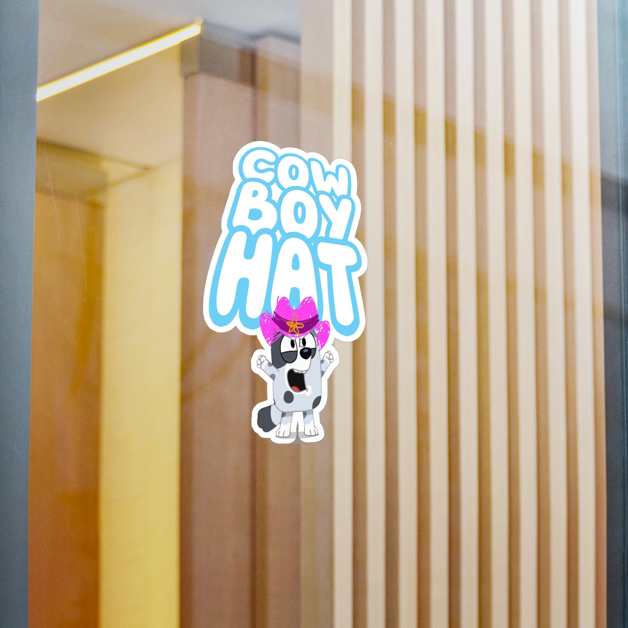 Muffin Cowboy Hat Vinyl Decal - Etsy