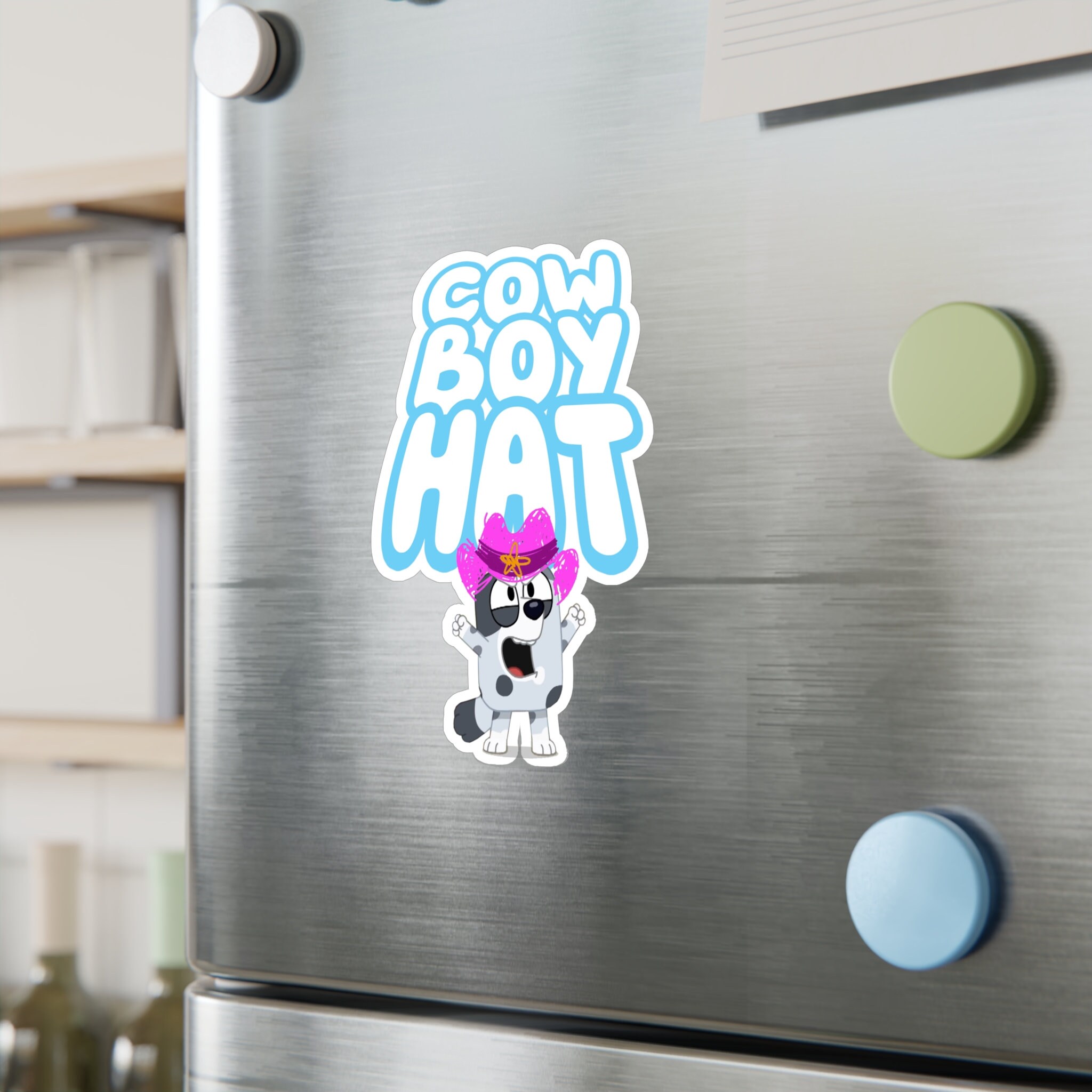 Muffin Cowboy Hat Vinyl Decal - Etsy