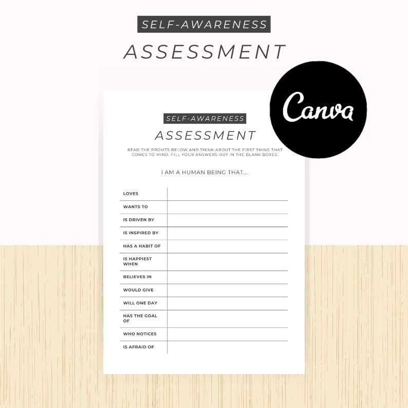 Self-awareness Anticipation Guide Canva Template, Self Awareness, Self ...