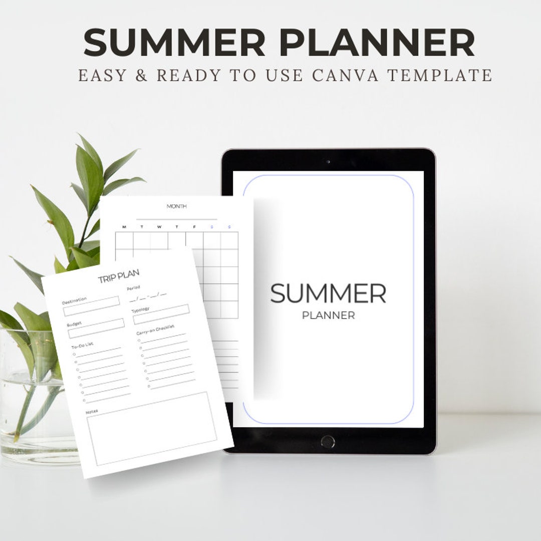 Summer Daily Planner | Printable Time Blocking Priorities | Work Day ...