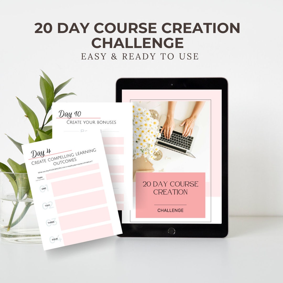 20-day Course Creation Challenge: Bring Your Expertise to Life, Empower Your Audience, Digital ...