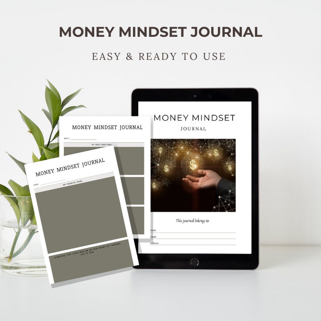 The Money Mindset Journal Printable | Financial Wellbeing and Abundance ...