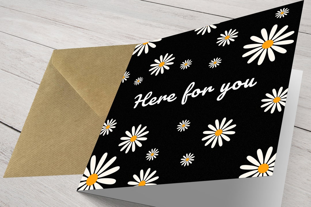 Heartfelt Sympathy Card - Condolence Card for Sending Love and Thinking ...