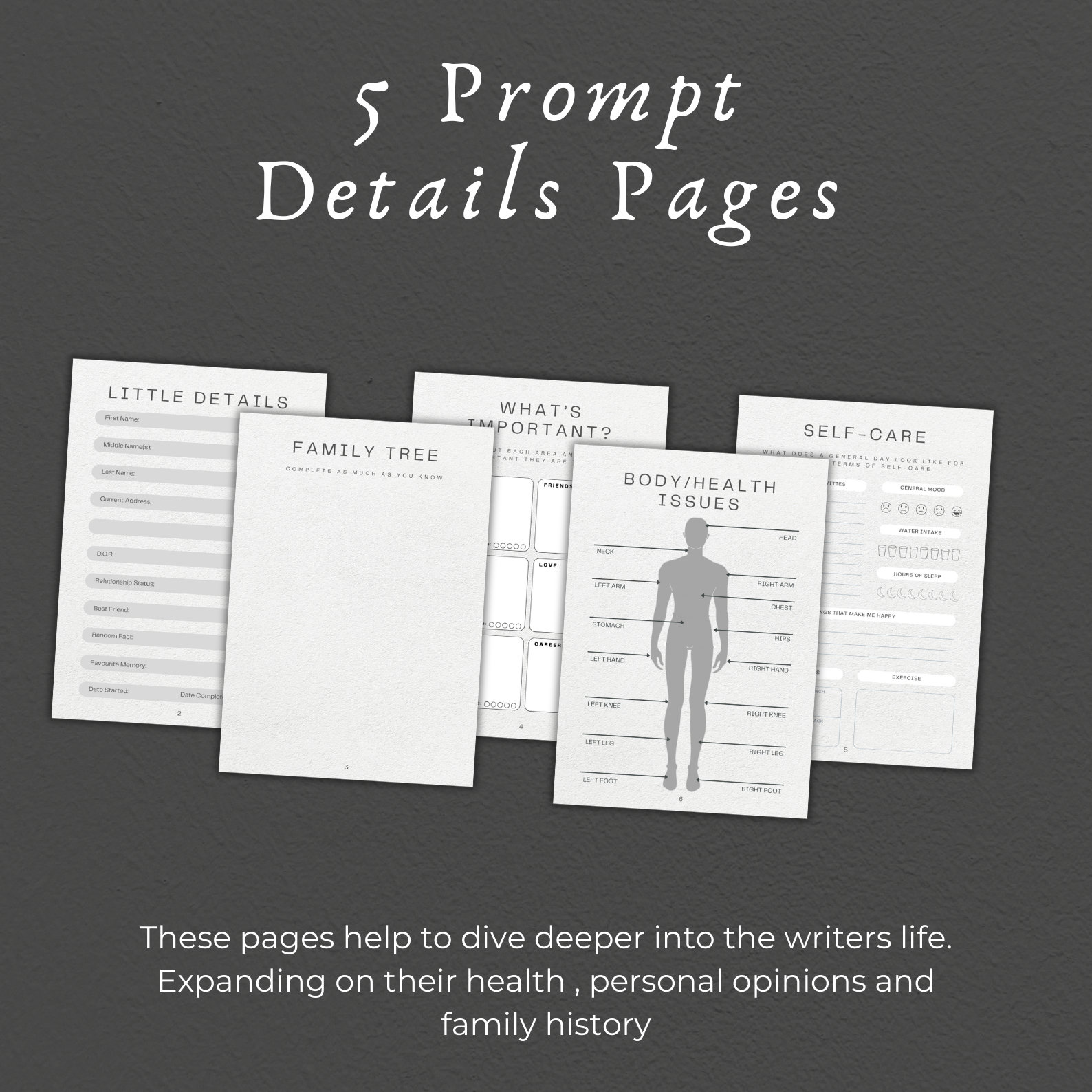 Capture a Lifetime of Memories With Our 150 Page Printable Journal ...