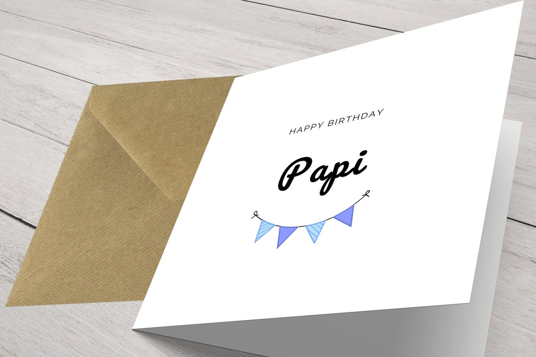 Heartfelt Birthday Wishes for Papi - Handcrafted Card With Love ...
