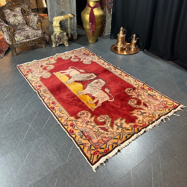 Lion Rug - Etsy