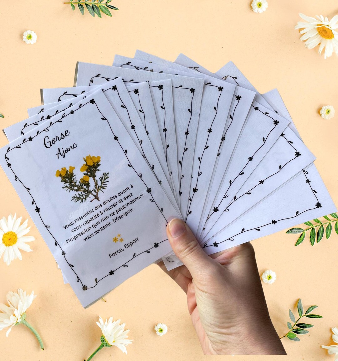 38 Bach Flower Cards PDF French - Etsy