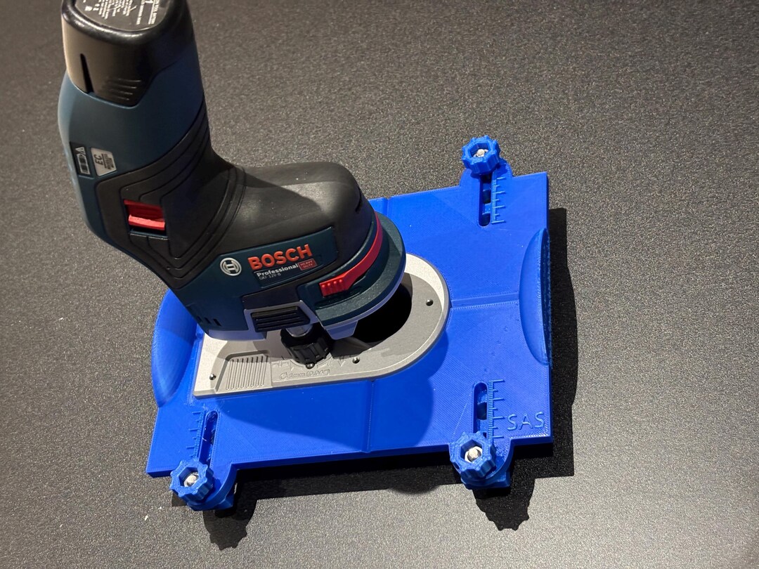 Bosch GKF 12V - 8 Router Base Jig for Making Mortises / Slot Mortises ...