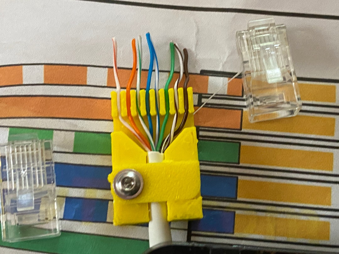 Ethernet Cable Wire Comb for RJ45 Connector With Hold Down - Connector ...