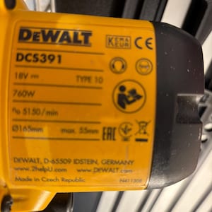 Dewalt DCS391 / DCS565 Adaptor Base / Plate for Circular Saw to Fit ...