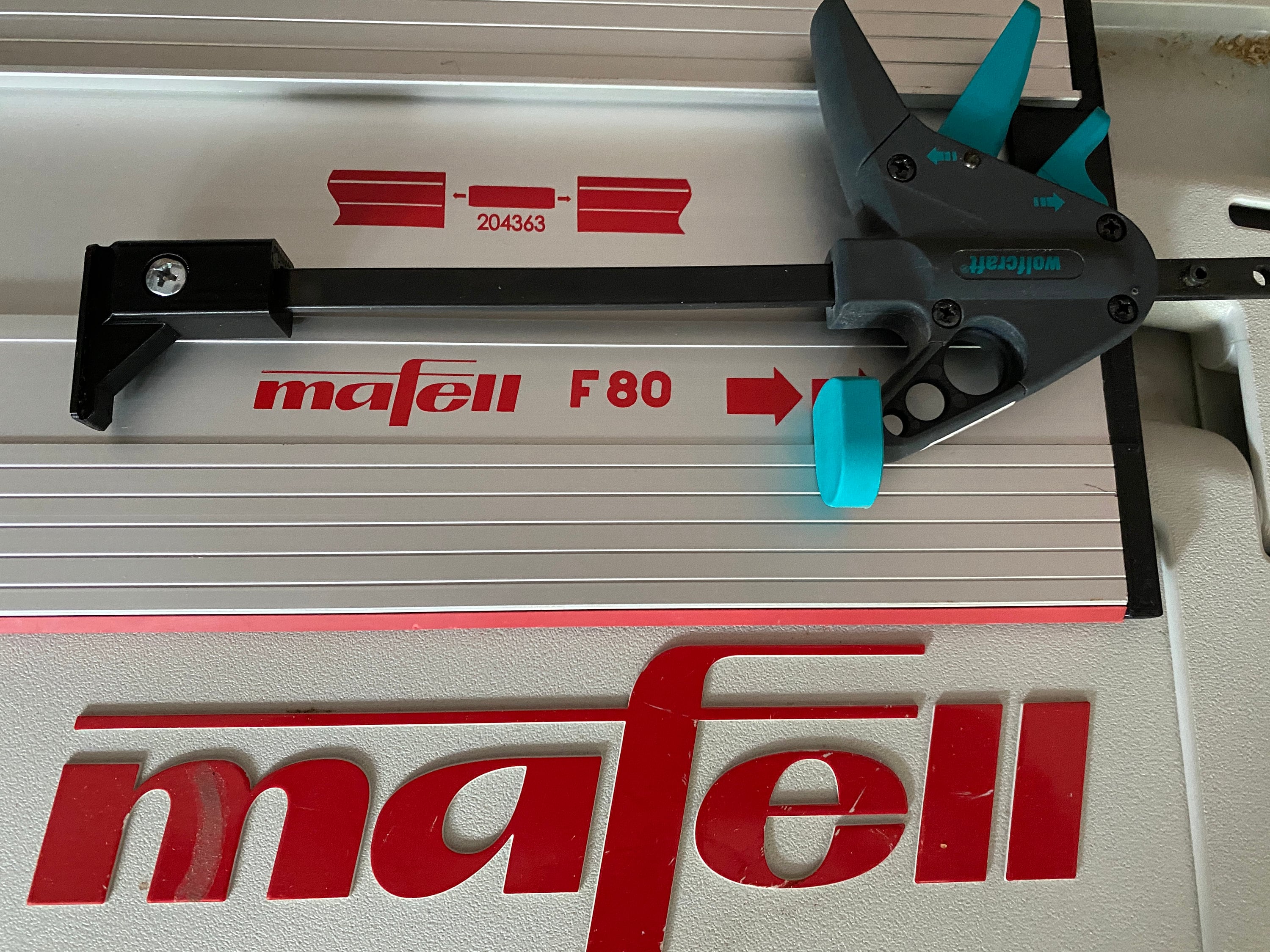 Mafell / Bosch Track Saw FSN Guide Rail Clamp Feet Adaptor for Quick ...