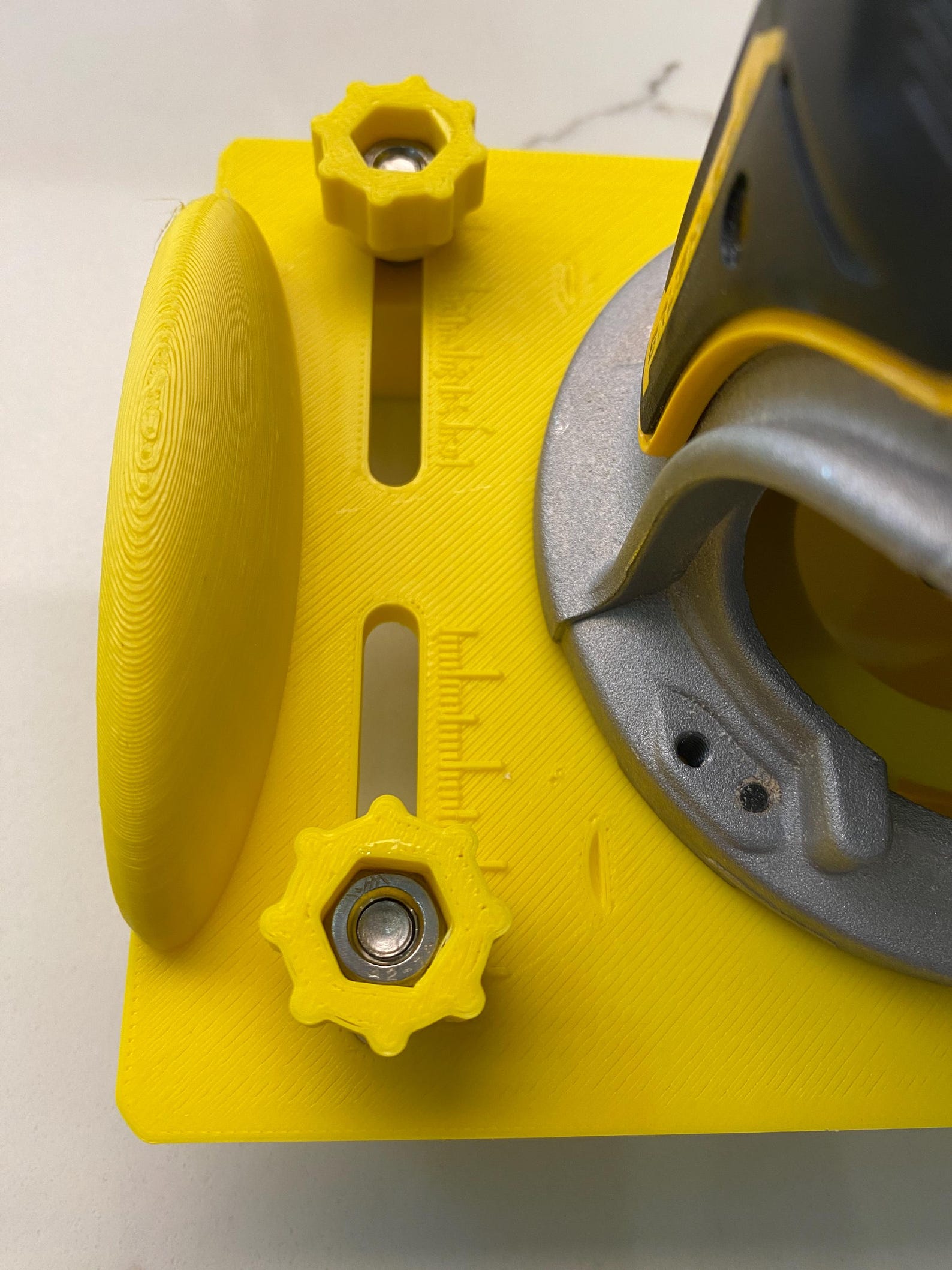 Dewalt DCW600 DWP611 Router Base Jig for Making Mortises / Slot ...