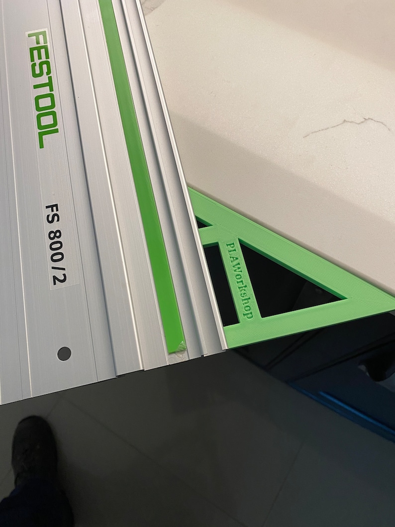 Large Angle Bevel Rail Guide With 45 & 90 Degree Stops to Fit Festool ...