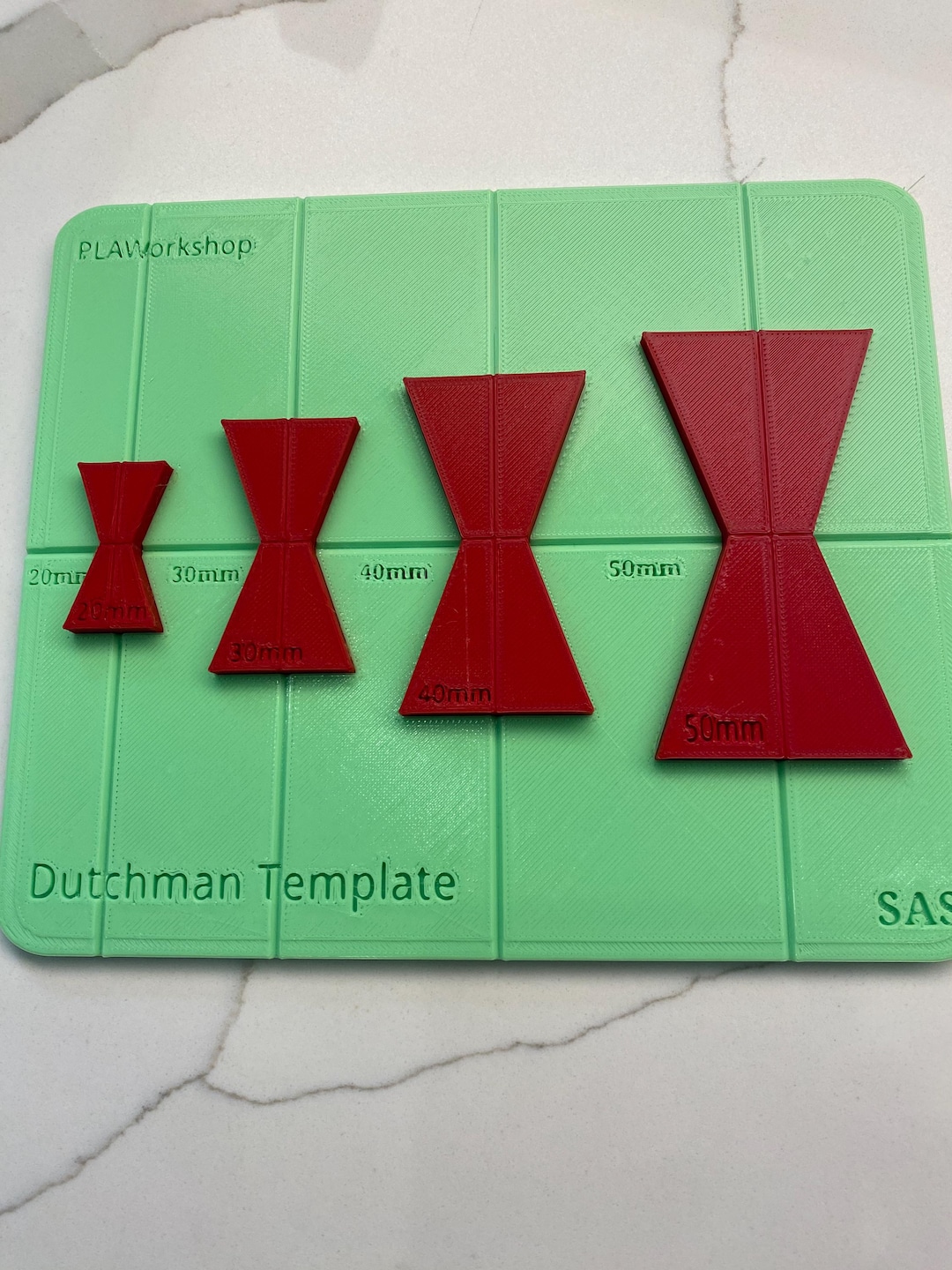 Router Jig Template for Woodworking to Make a Dutchman or Bow Tie Inlay ...