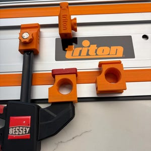 Triton Track Saw Guide Rail Clamp Adaptor Feet - to Fit Bessey Clamp ...