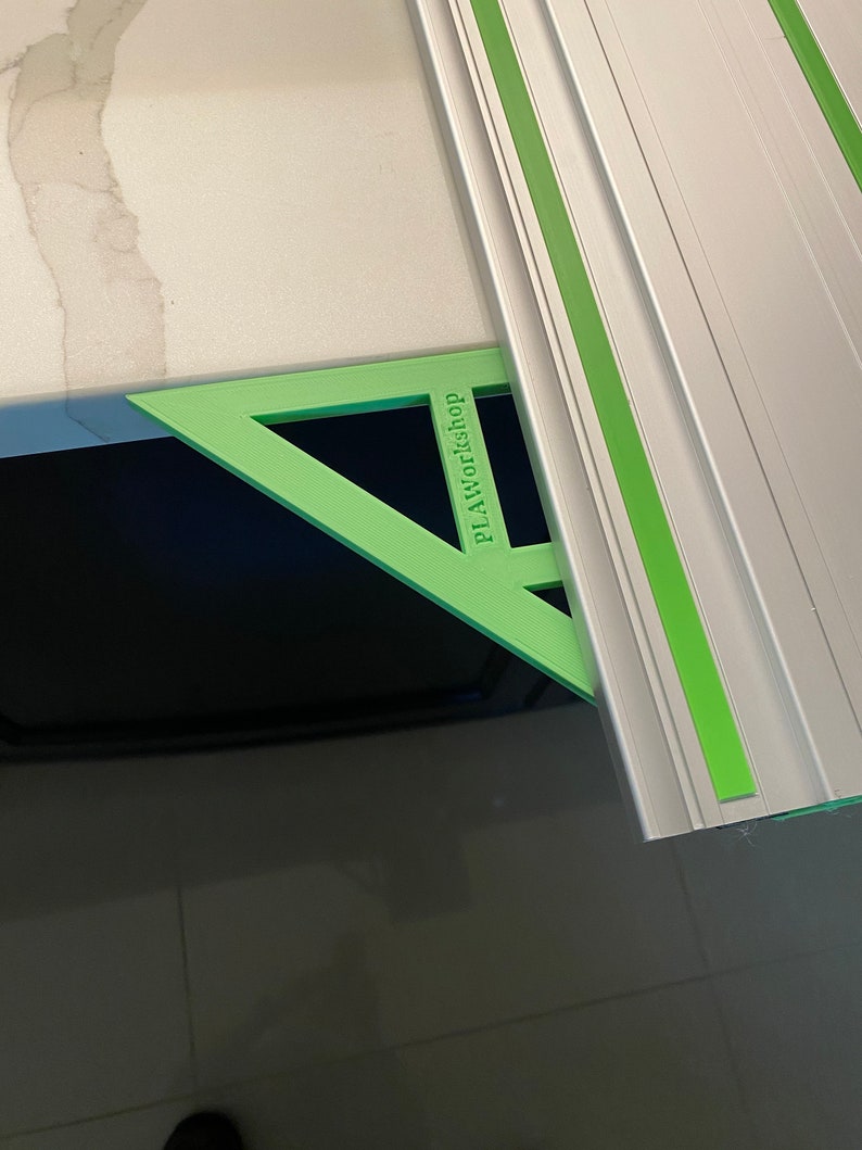 Large Angle Bevel Rail Guide With 45 & 90 Degree Stops to Fit Festool ...