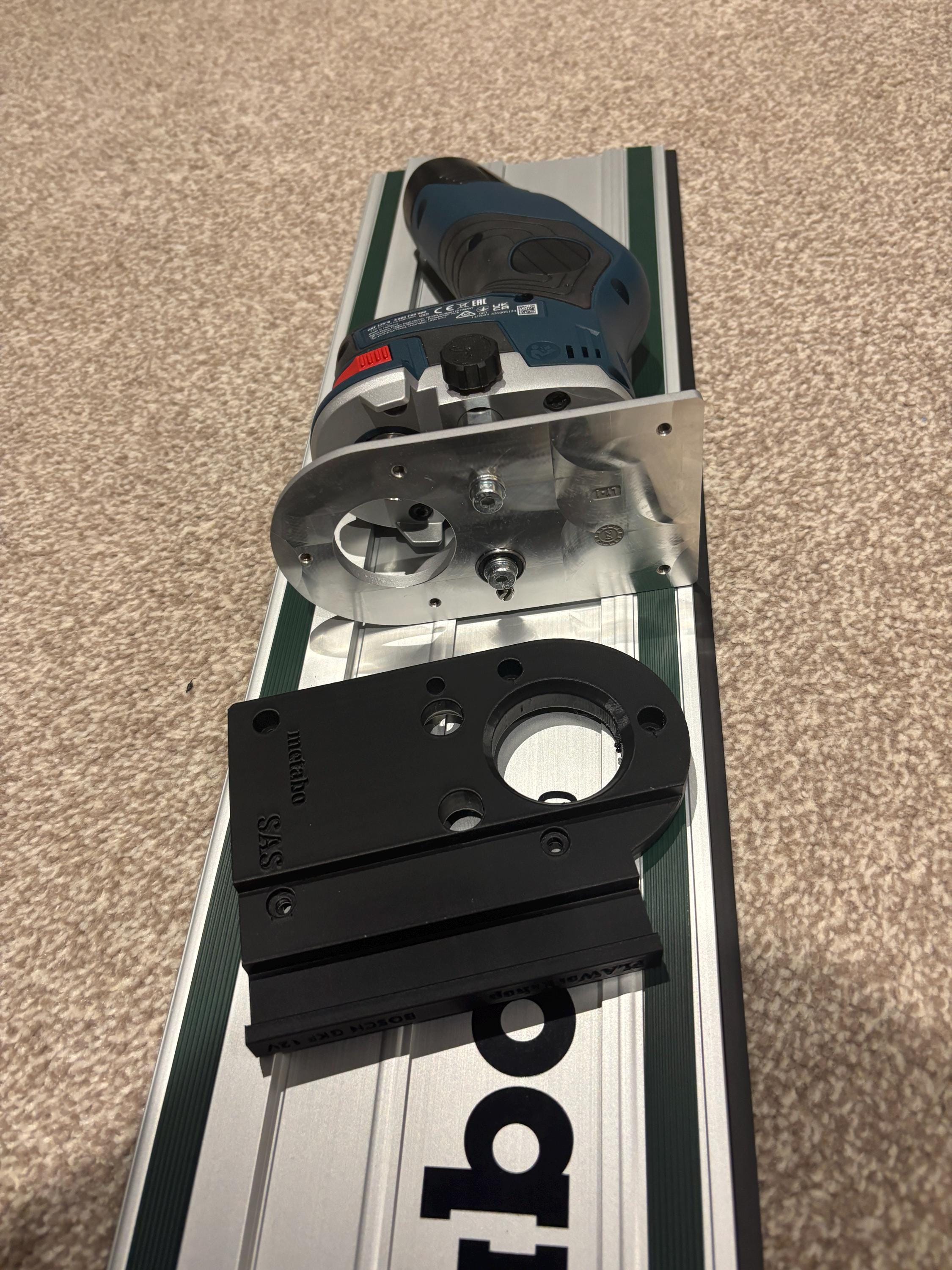 Bosch Router GKF 12V-8 Guide Rail Adapter for Metabo Guide Rail - Etsy