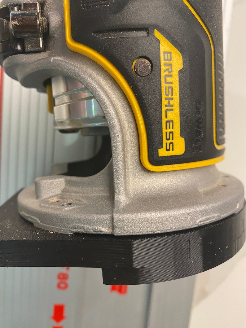 Dewalt Router DCW600 DWP611 Plunge Base Guide Rail Adapter to Mafell ...