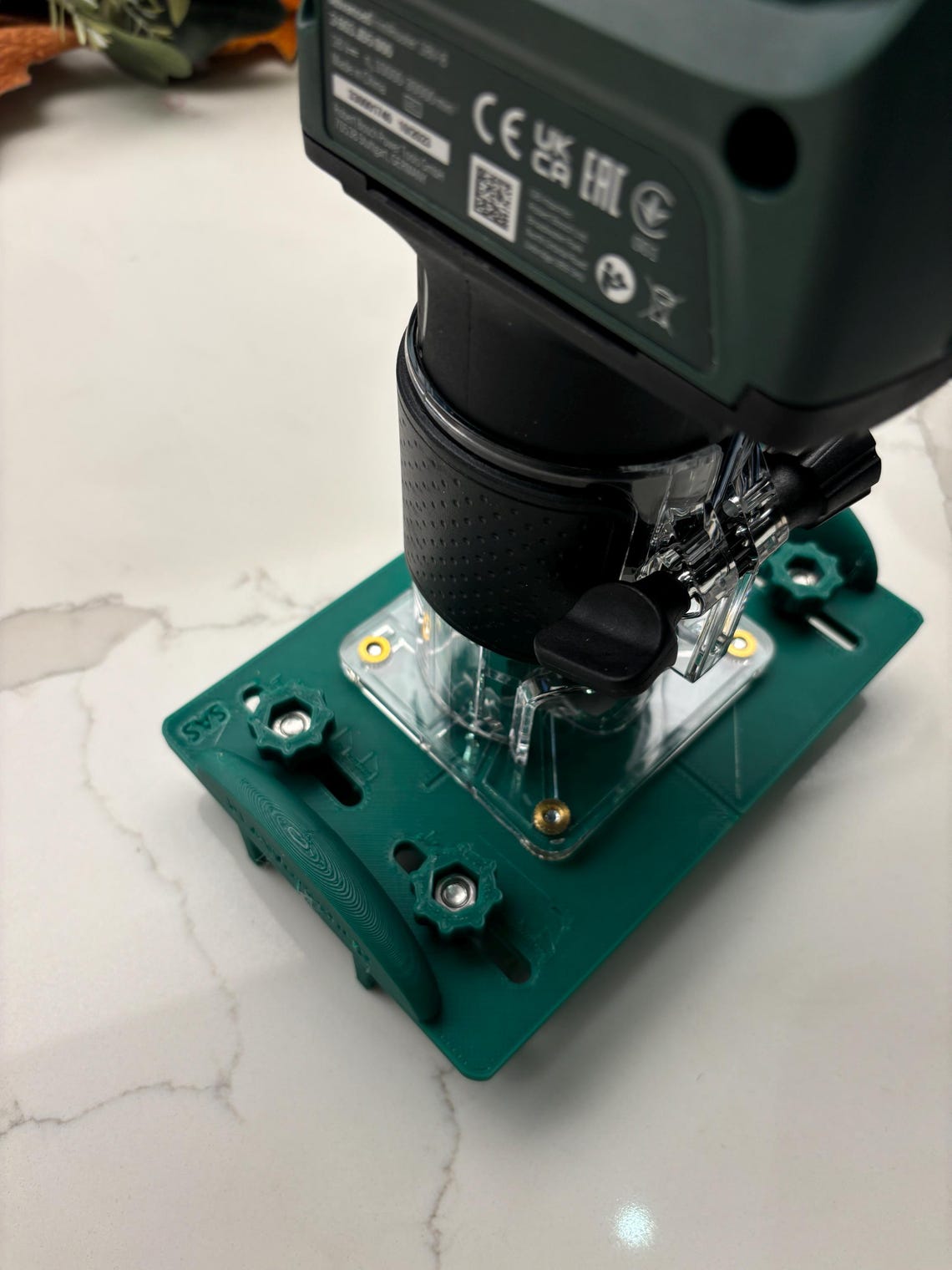 Bosch 18V-8 Advanced Trim Router Base Jig for Making Mortise / Slot ...