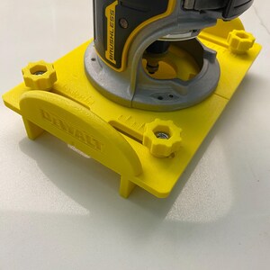 Dewalt DCW600 DWP611 Router Base Jig for Making Mortises / Slot ...